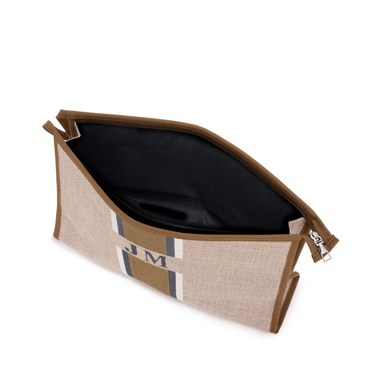 The Lily Ultimate Cosmetic - Soft Fawn with White, Grey and Beige Stri